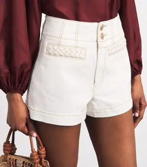 Zimmermann Roselight Denim Shorts