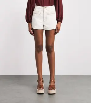 Zimmermann Roselight Denim Shorts