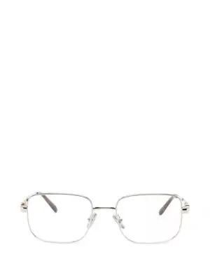 Miu Miu Square-frame Glasses With Logo Plaque