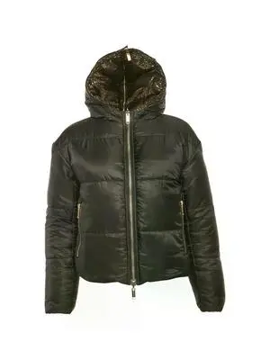Michael Kors Reversible Hooded Puffer Jacket - Black