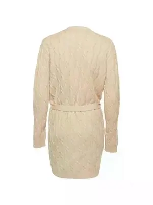 Max Mara Cable-knit Belted Cardigan