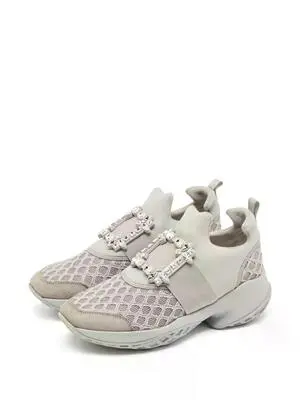 ROGER VIVIER Viv Run Strass Buckle Sneakers