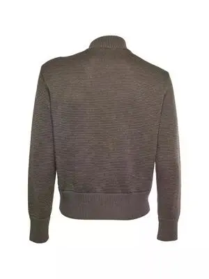 Bottega Veneta High Neck Zip Fastening Jacket