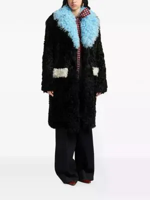 Marni Shearling Single-breasted Coat