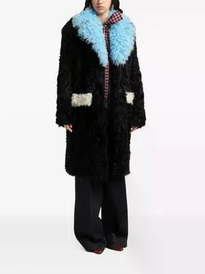 Marni Shearling Single-breasted Coat