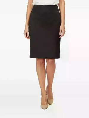 BOSS Felt Pencil Skirt - Black