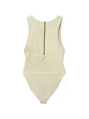 424 Cut-out Crepe Swimsuit With Ruched Detailing