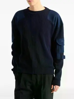 Balmain Wool Utility Jumper