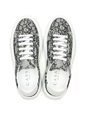Casadei Nexus Rigel Lace Up Sneakers - Grey