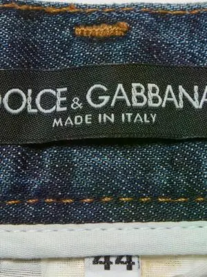 Dolce & Gabbana Distressed Slim-fit Jeans