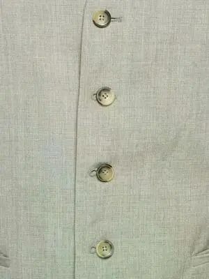 Kenzo Grey Button-up Waistcoat