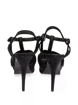 Saint Laurent Tribute Platform Sandals - Red