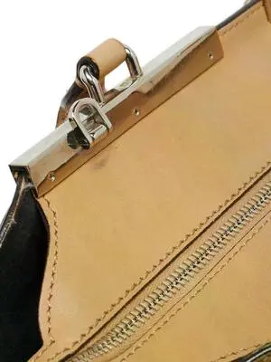 Fendi 3 Jours Shearling Handle Tote Bag - Neutrals