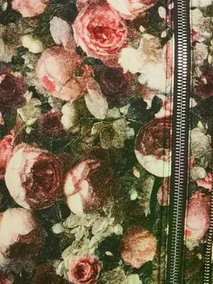 Givenchy Floral Print Zip-up Jacket - Black