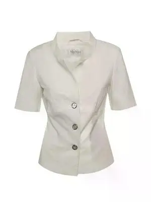Max Mara Short Sleeve Panelled Top
