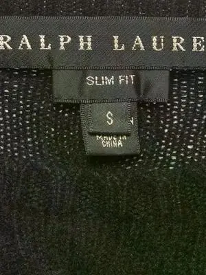 Ralph Lauren Cashmere Cable-knit Crew Neck Sweater - Black
