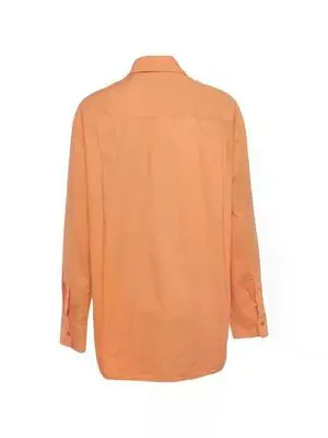 THE FRANKIE SHOP Oversized High-low Cotton Shirt