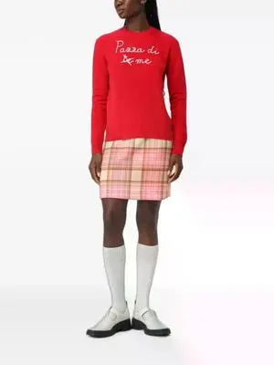 MC2 SAINT BARTH Embroidered Crew Neck Sweater
