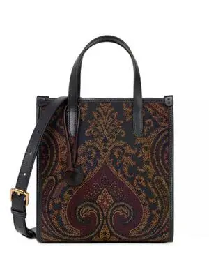 Etro Small Love Trotter Jacquard Bag - Blue