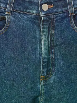 Stella McCartney Heart Patch Straight Leg Jeans