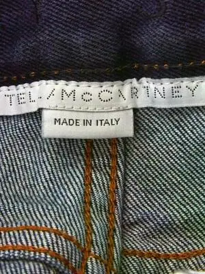Stella McCartney Heart Patch Straight Leg Jeans