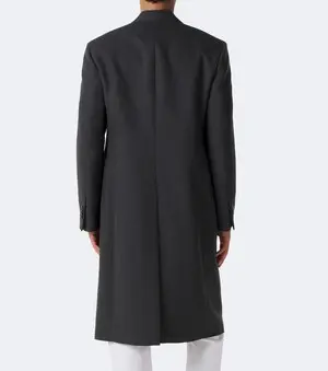 LARDINI Double-breasted Wool-blend Coat