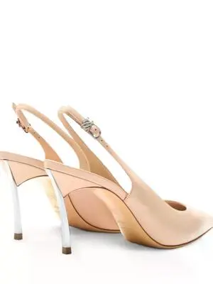 Casadei Blade Minorca Slingback Pumps