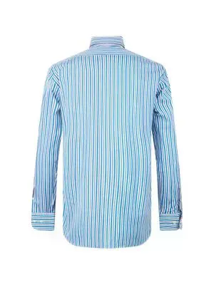 Paul & Shark Striped-pattern Long-sleeve Shirt - Blue