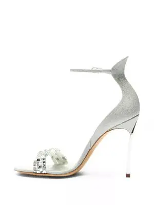 Casadei Blade Crystal-embellished Sandals