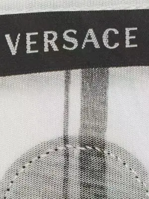 Versace Striped Crew-neck T-shirt