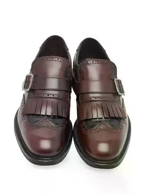 FERRAGAMO Genesis Fringe Detail Monk Shoes
