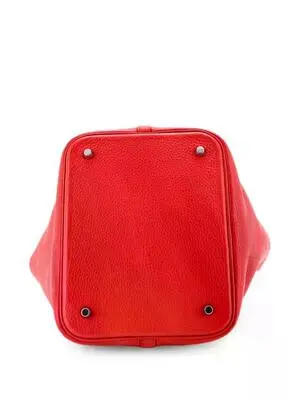 Hermès Picotin Lock Bag Clemence Mm - Red