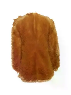 Saint Laurent Open-front Fur Coat