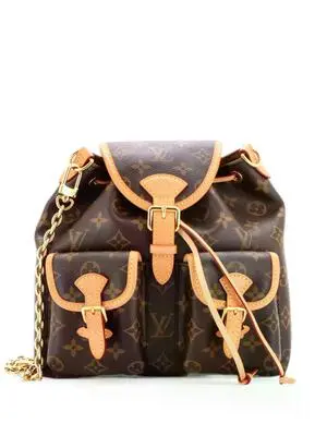 LOUIS VUITTON Monogram Canvas Pm Backpack