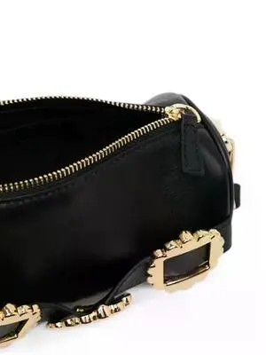 Cynthia Rowley Smooth Finish Mini Drum Bag - Black