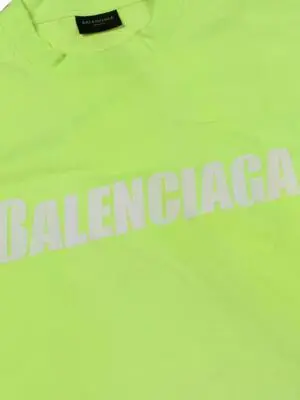 Balenciaga 2020s Logo Print Cotton T-shirt