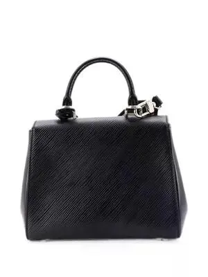 LOUIS VUITTON Cluny Epi Leather Mini Satchel Top Handle Bag - Black