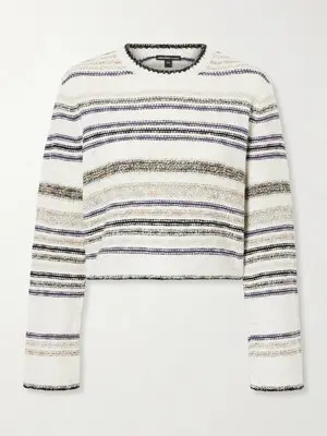 JAMES PERSE Striped Knitted Sweater - Multi