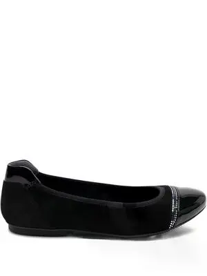 Hogan Sequinned Ballerina Flats - Black