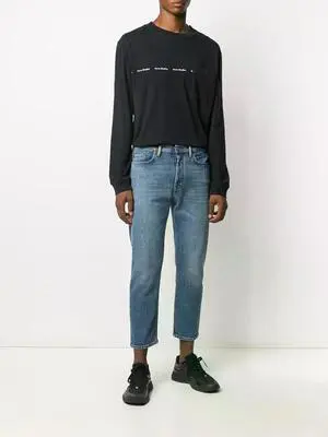 Acne Studios River Slim-fit Cropped Jeans - Blue