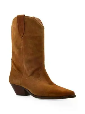 Isabel Marant Étoile Suede Western Boots