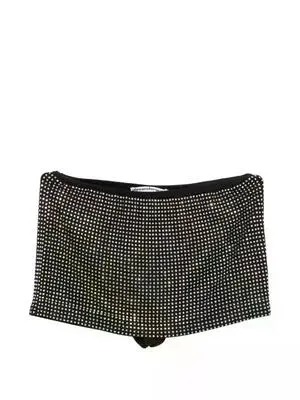 Alexander Wang Crystal Embellished Shorts - Black