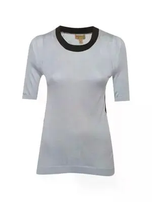 Burberry Crew-neck Short-sleeve T-shirt - Blue