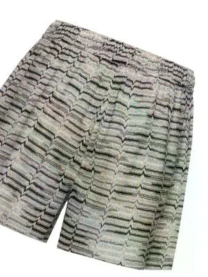 Missoni Zig-zag Knit Metallic Shorts - Neutrals