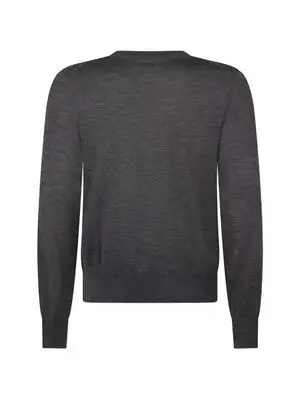 Dsquared2 Virgin Wool Upside-down Logo Pullover