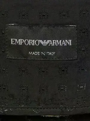 Emporio Armani Belted Crepe Trousers
