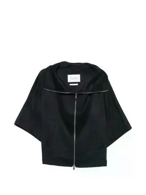 Max Mara Cashmere Zip-up Jacket - Blue