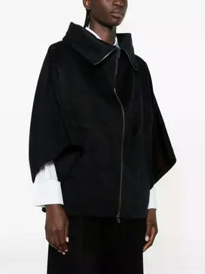 Max Mara Cashmere Zip-up Jacket - Blue