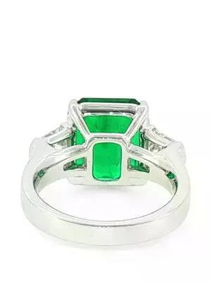 HYT JEWELRY Emerald And Diamond Ring