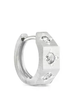 MARIE LICHTENBERG Small Ecrou Coco Diamond Earring - Silver